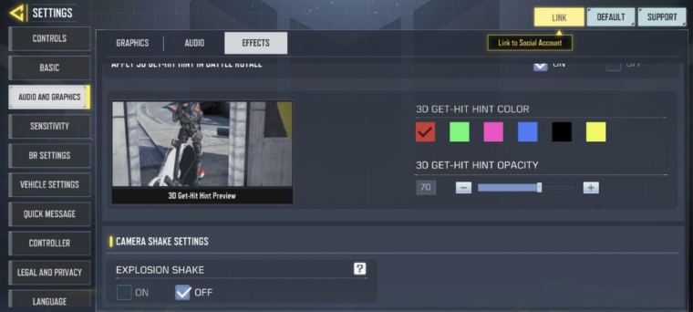 Call of Duty Mobile Best settings for Max FPS