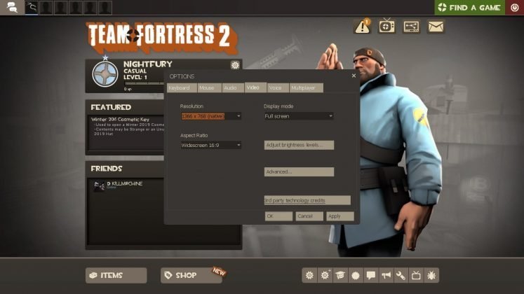 Team Fortress 2 Best Settings for Max FPS