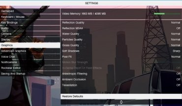 Best Settings For GTA V for Max FPS