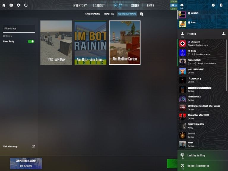 How to Create a 1v1 Match in CS2 - Noobs2Pro