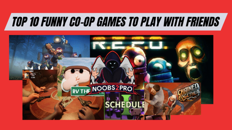 Top 10 Funny Co-op Games to Play with Friends - Noobs2Pro